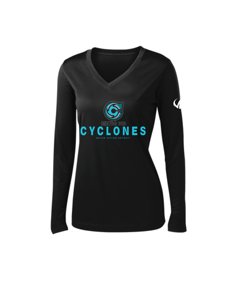 Cyclones - Long Sleeve Performance Shirt - Moneyball Sportswear