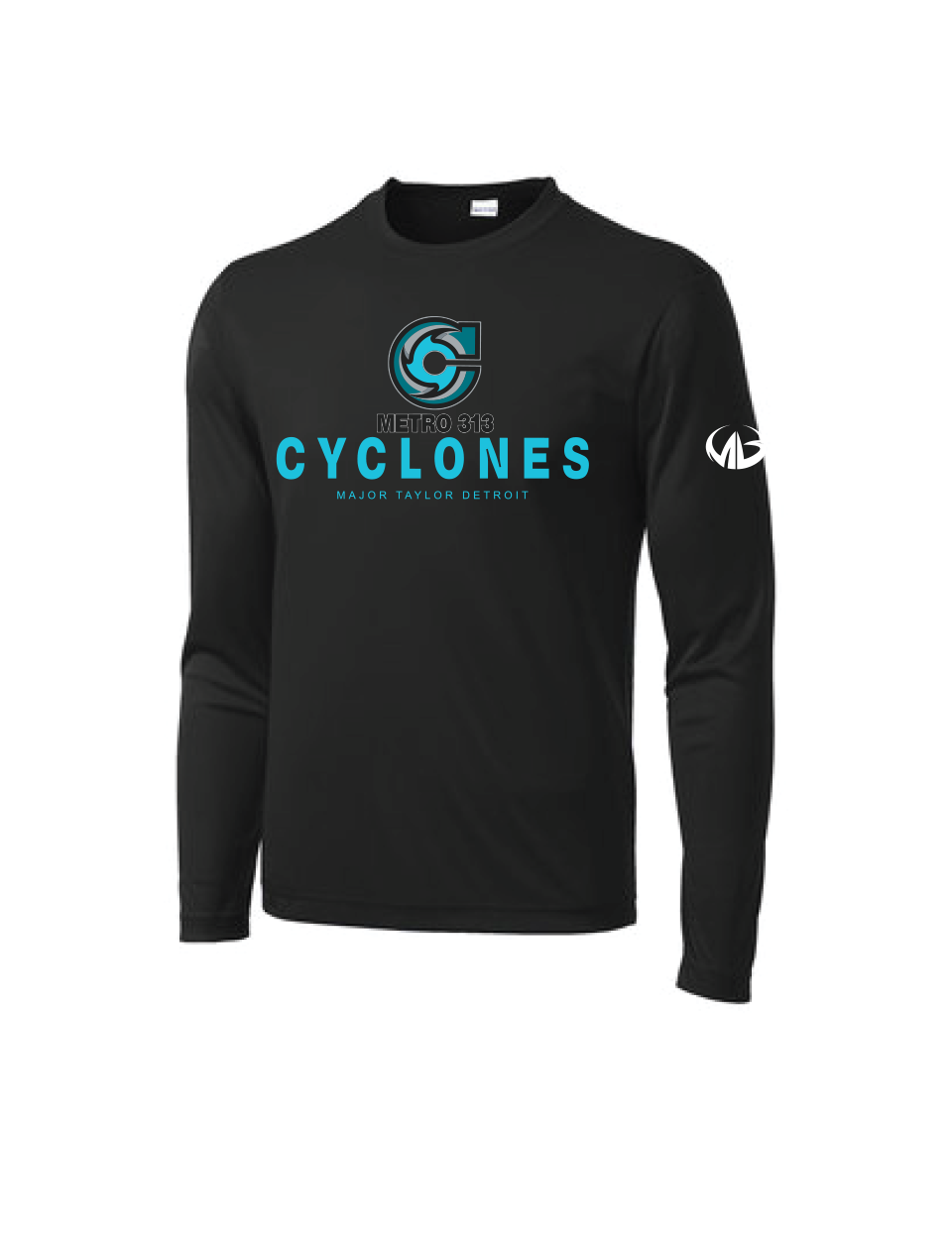 Cyclones - Long Sleeve Performance Shirt - Moneyball Sportswear