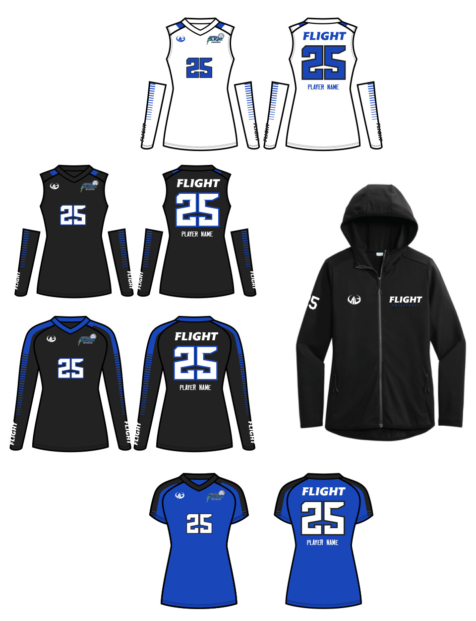 Michigan Flight - Elite 18 Black Team - Moneyball Sportswear