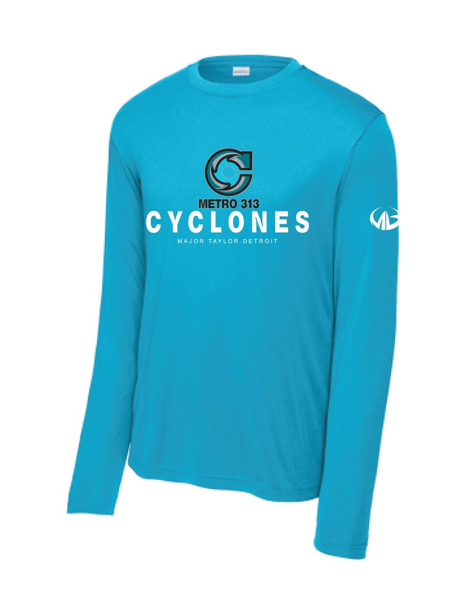 Cyclones - Long Sleeve Performance Shirt - Moneyball Sportswear