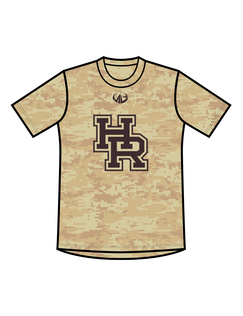 Holt Jr Rams Baseball - Camo Digi Custom Sublimation Shirt - Moneyball ...