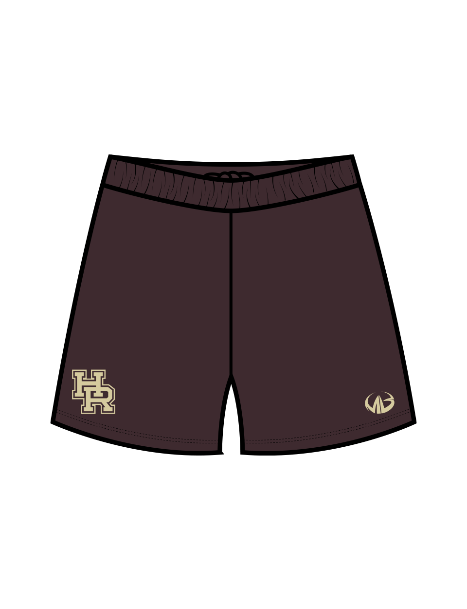 Holt Jr Rams Baseball - HR Custom Sublimation Shorts - Moneyball Sportswear