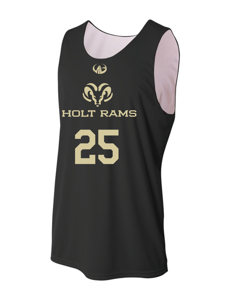 Holt Jr Rams Basketball - Reversible Jersey - Moneyball Sportswear